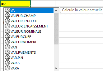 Excel : Utiliser une fonction Excel